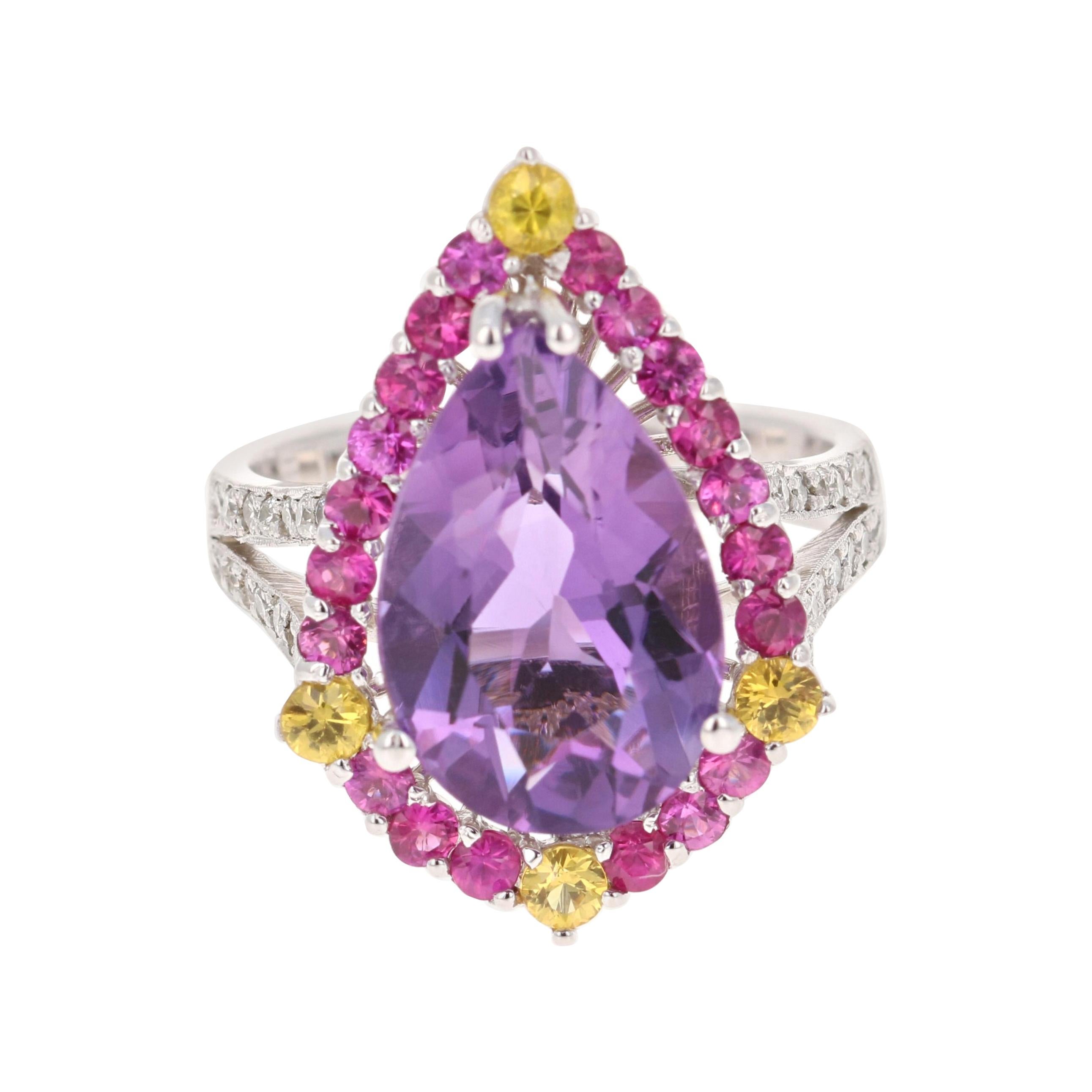 Victorian Amethyst Ring For Sale at 1stDibs