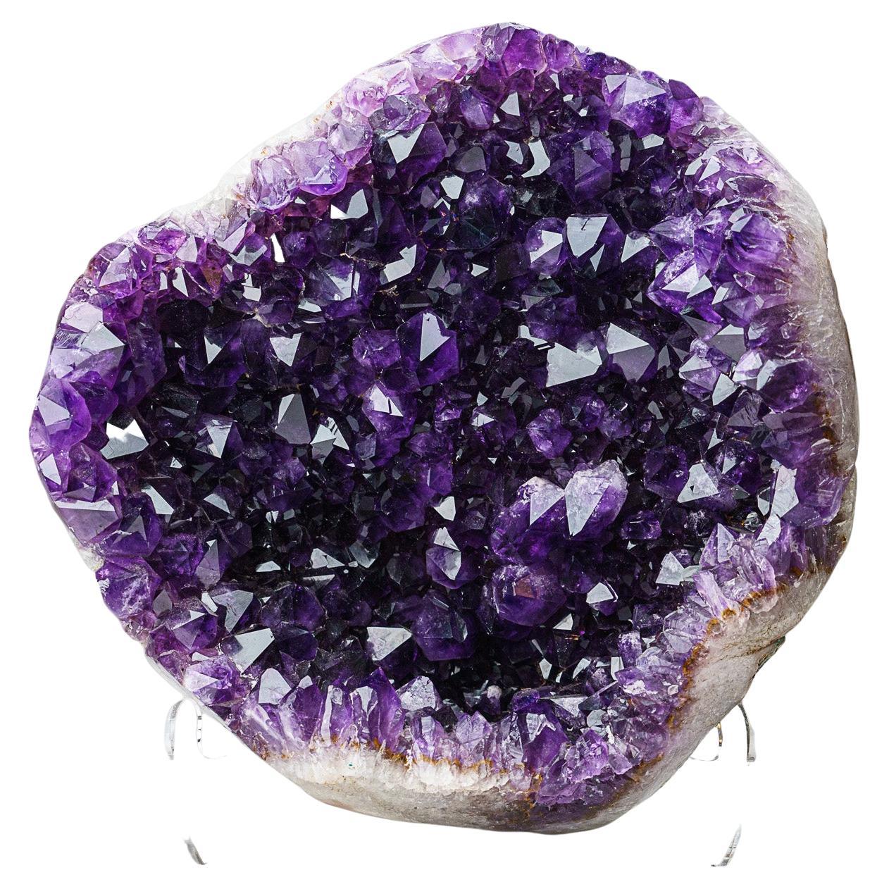 Amethyst Cluster with Intact Purple Phantom Crystal Points from Brazil ...