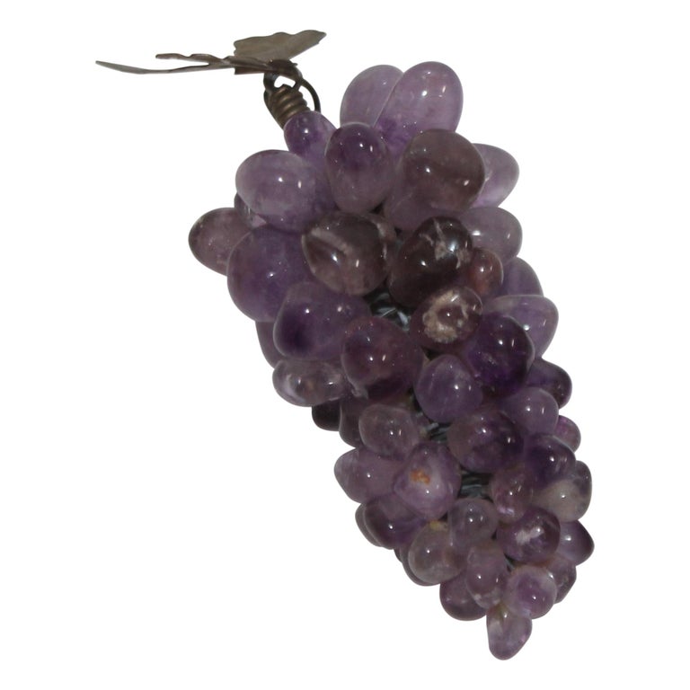 Amethyst Stone Mini Grapes at 1stDibs