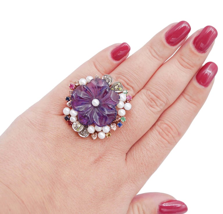 Amethyst, Pearls, Rubies, Sapphires, Emeralds, Diamonds, Rose Gold and ...