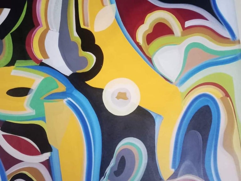 Amit Kalla - Abstract Painting, Acrylic on Canvas by Contemporary ...