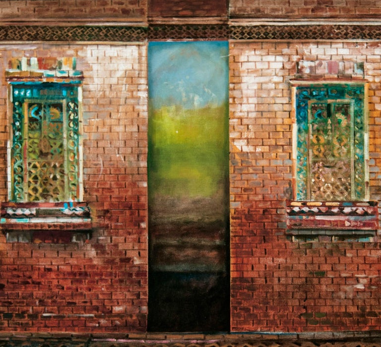 Amitabh Sengupta - History Wall Red, Indian Heritage, Mythscape Series ...