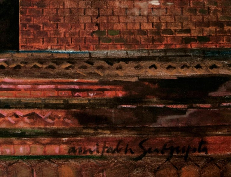 Amitabh Sengupta - History Wall Red, Indian Heritage, Mythscape Series ...