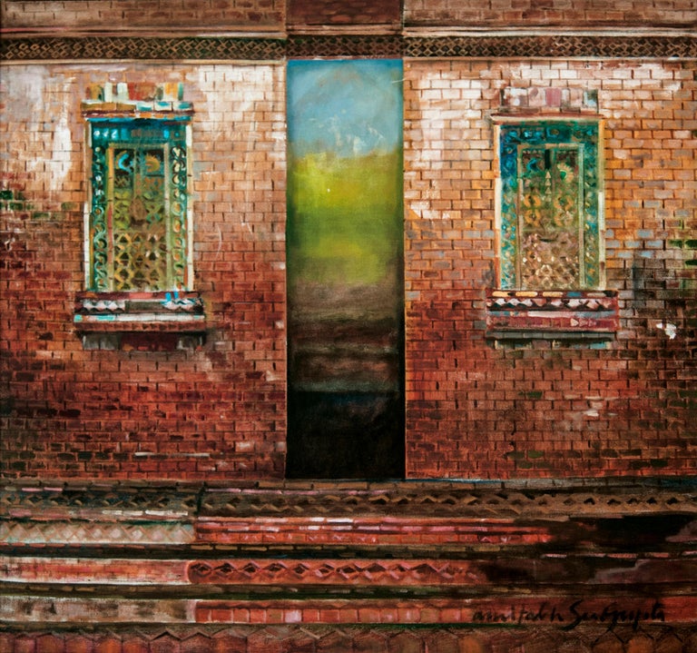 Amitabh Sengupta - History Wall Red, Indian Heritage, Mythscape Series ...