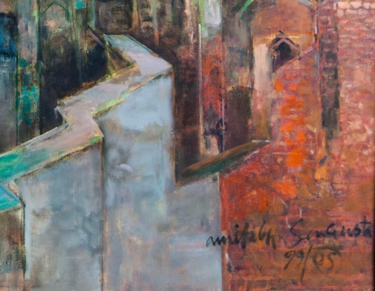 Amitabh Sengupta - Unknown Fort, Mythscape, Series of Structures,Oil ...