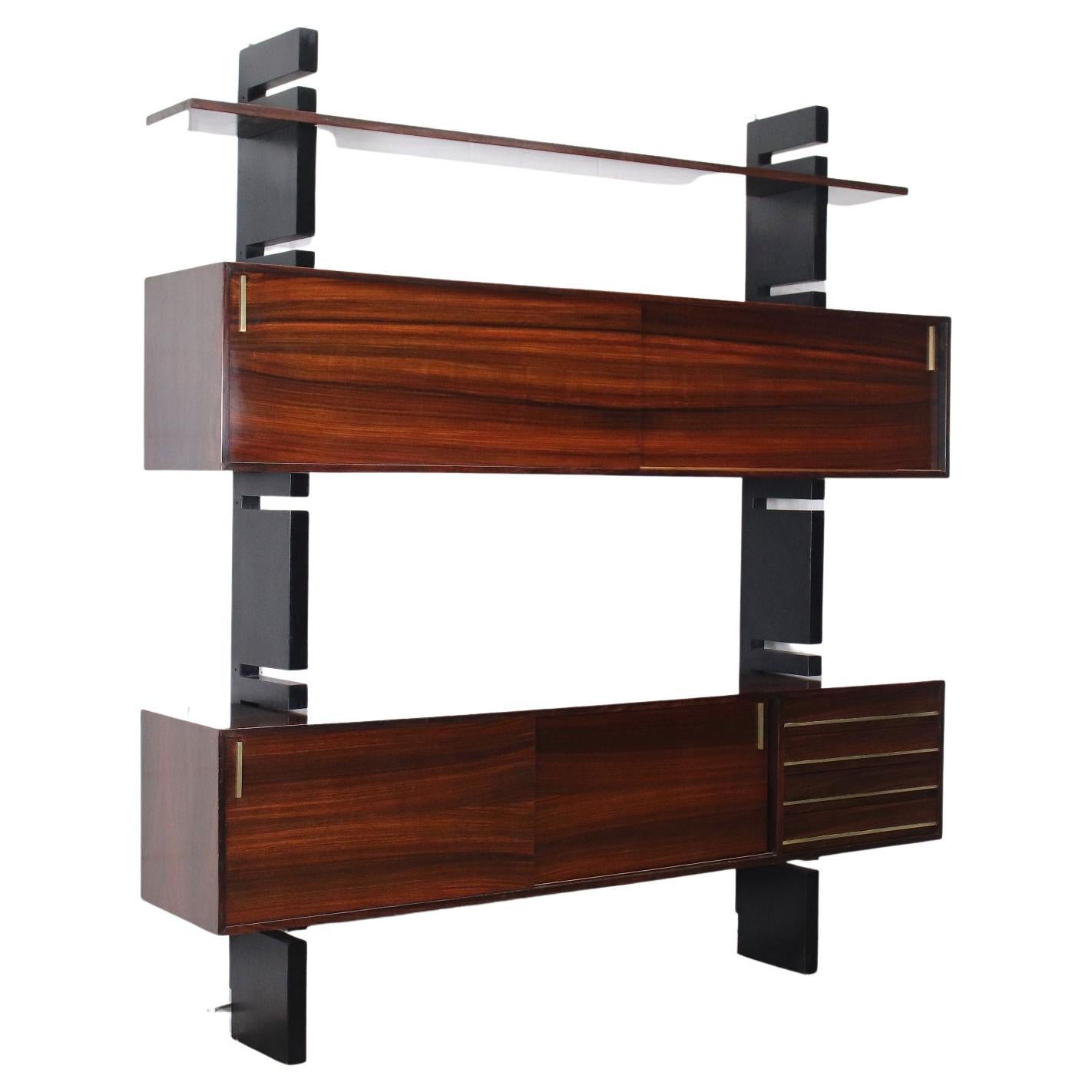 Italian Bookcase, 1960s For Sale at 1stDibs