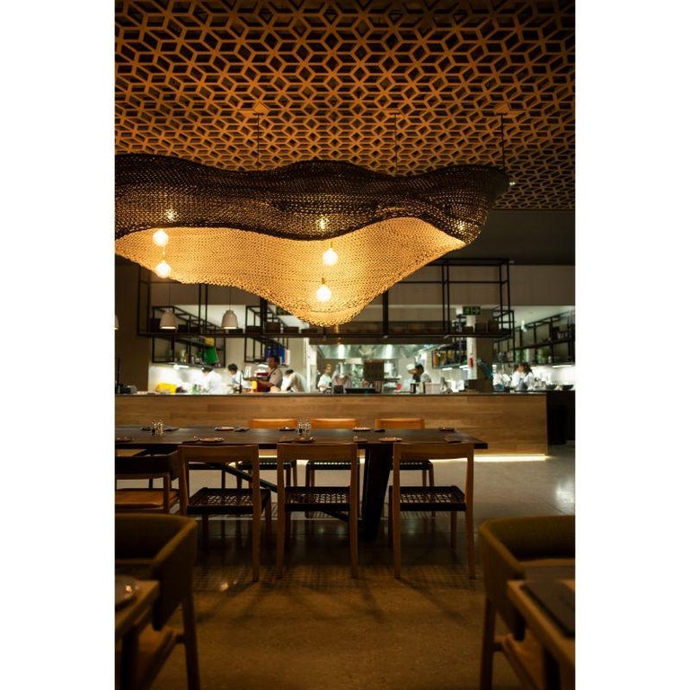 Amoeba Bohemian Indoor / Outdoor Light Sculpture Chandelier by Studio ...