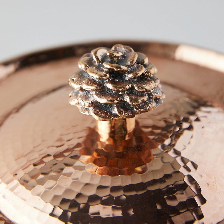 Amoretti Brothers Copper Dutch Oven "Flower" For Sale at 1stDibs