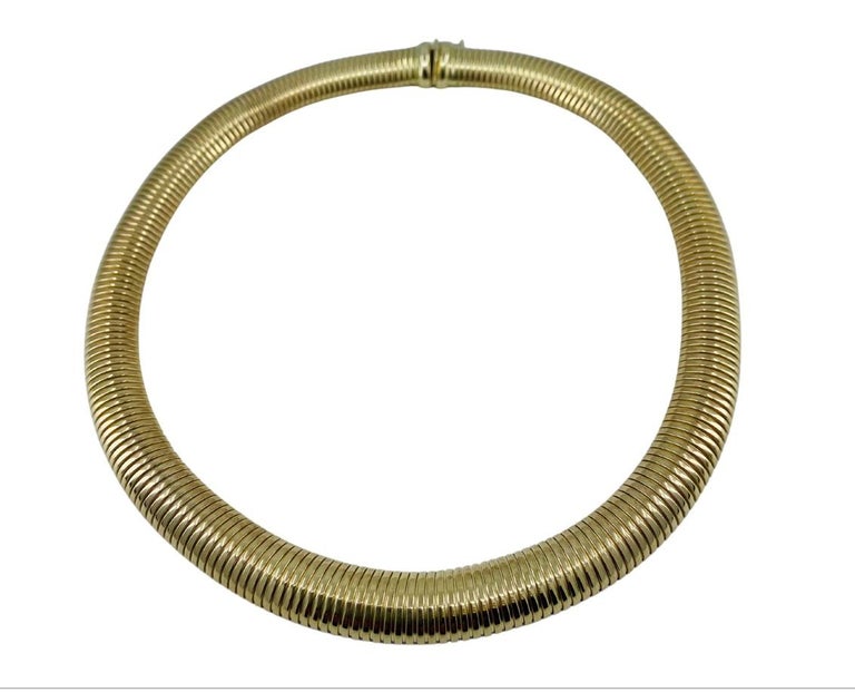 Amoro Yaffa Tubogas Choker Necklace For Sale at 1stDibs