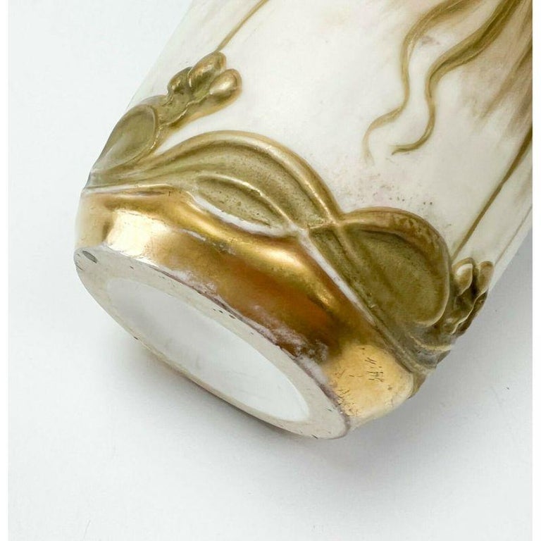 Amphora RSTK Pottery Maiden Portrait Vase Model #660 Nikolaus Kanhauser ...