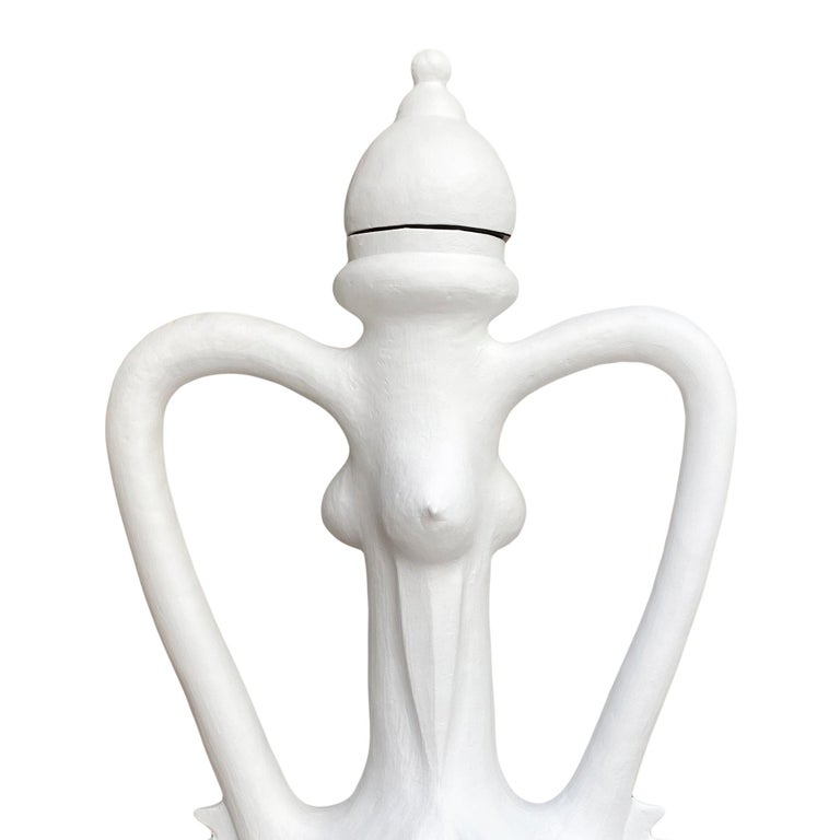 Amphora Sculpture with Vulva by Papin Lucadamo For Sale at 1stDibs