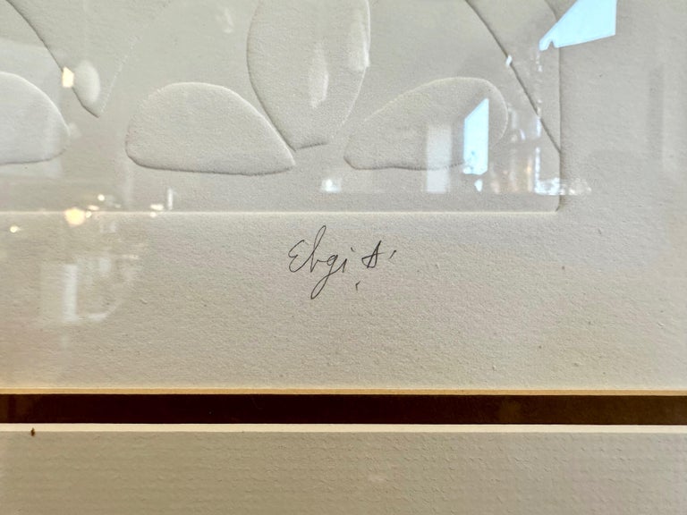 Amram Egbi, “Jacob Dreams of a Ladder”, Embossed Intaglio Print, A/P ...