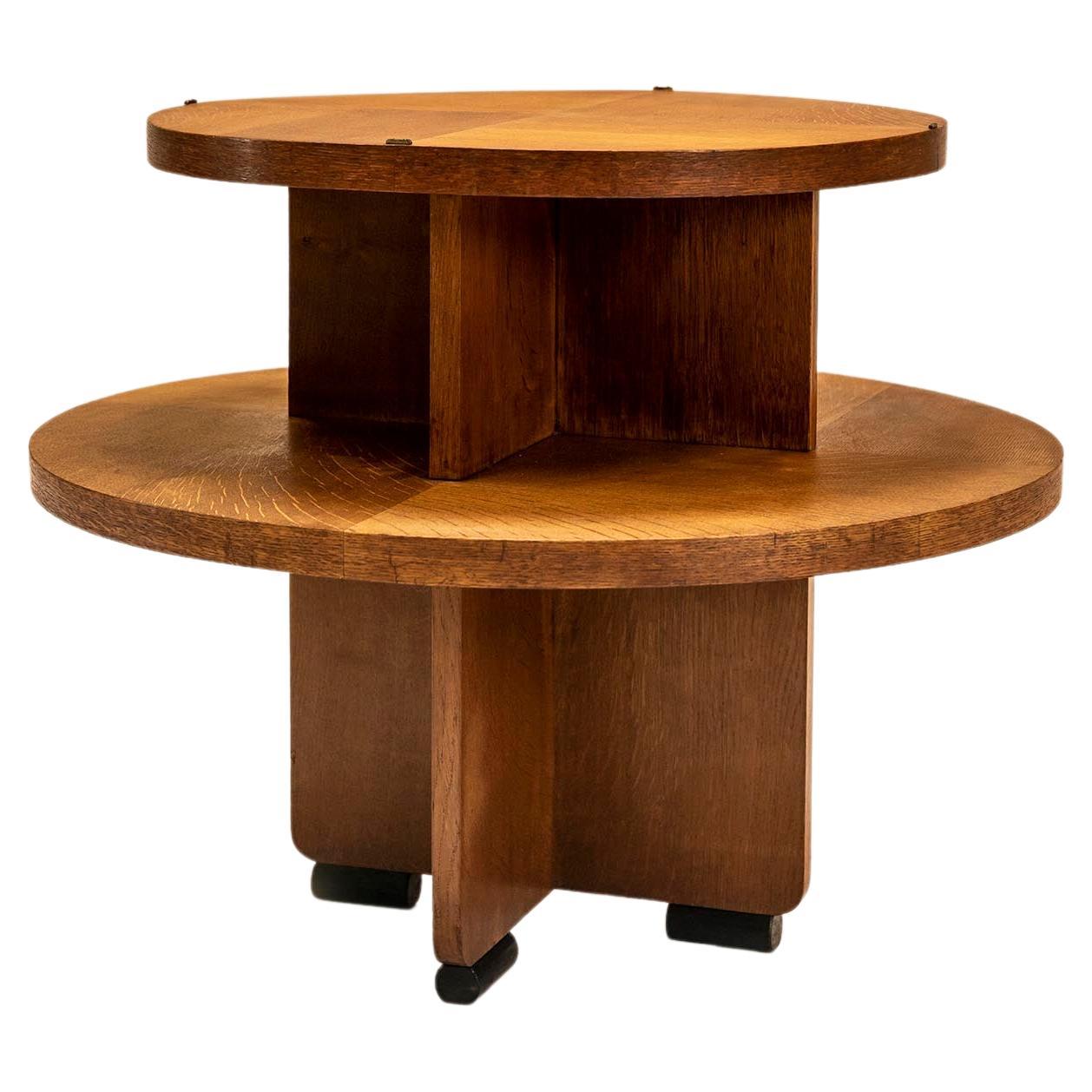 Amsterdam School Coffee Table in Mahogany and Coromandel, 1930s The ...