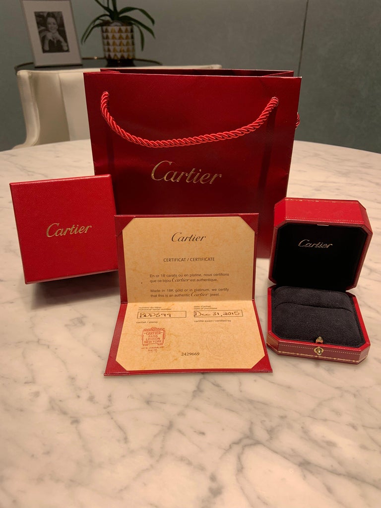Amulette de Cartier 18 Karat Rose Gold Black Onyx Diamond Ring at ...