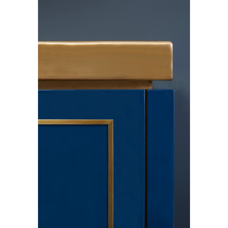 Amuneal's Lacquer Bar Cabinet with Brass Countertop For Sale at 1stDibs ...