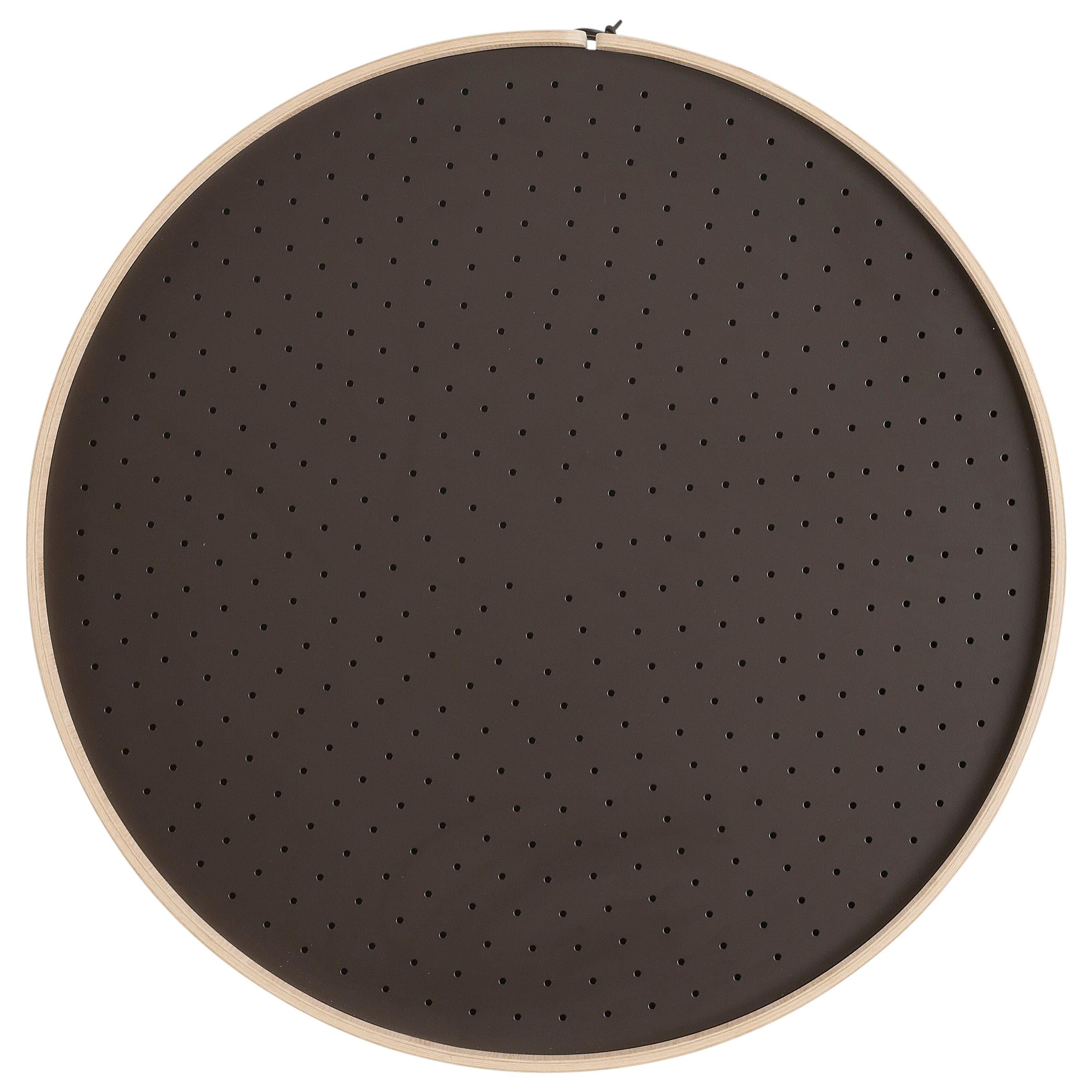 Amura 'Setacci' Coffee Table with Light Wood Frame and Metal Top For Sale at 1stDibs