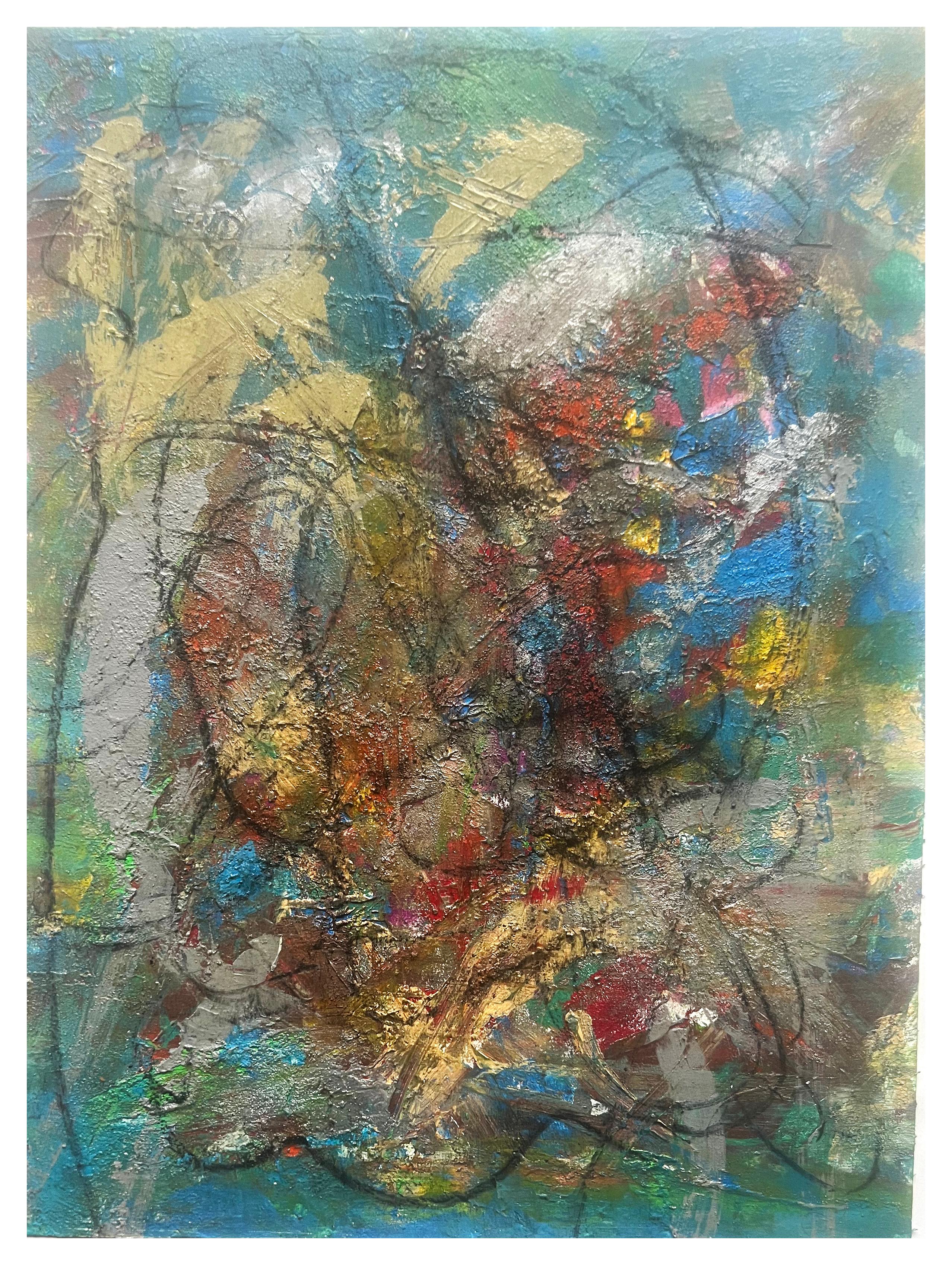 a.muse - Cicadas, Contemporary Painting Acrylic on Canvas For Sale at ...