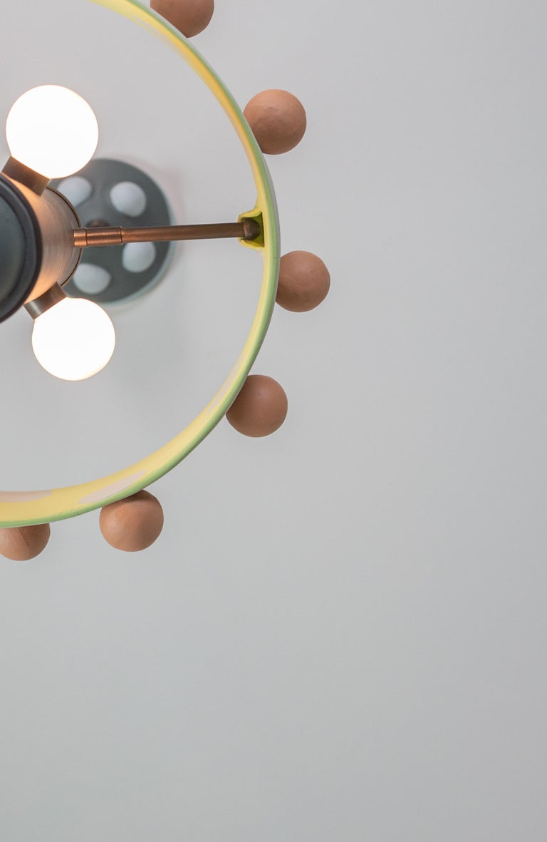 Amy, Brass, Hand-Sculpted, Contemporary Pendant by Kalin Asenov Studio ...