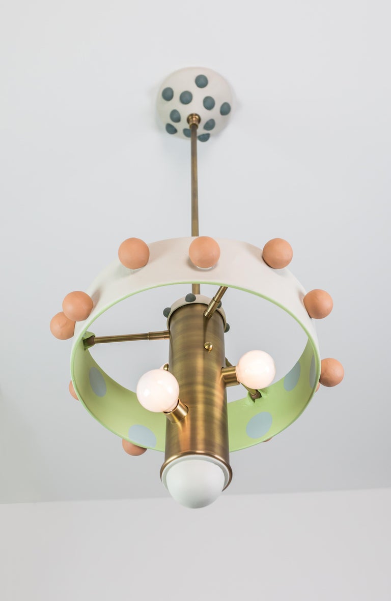 Amy, Brass, Hand-Sculpted, Contemporary Pendant by Kalin Asenov Studio ...