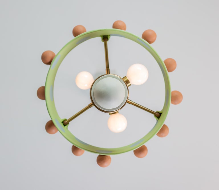 Amy, Brass, Hand-Sculpted, Contemporary Pendant by Kalin Asenov Studio ...