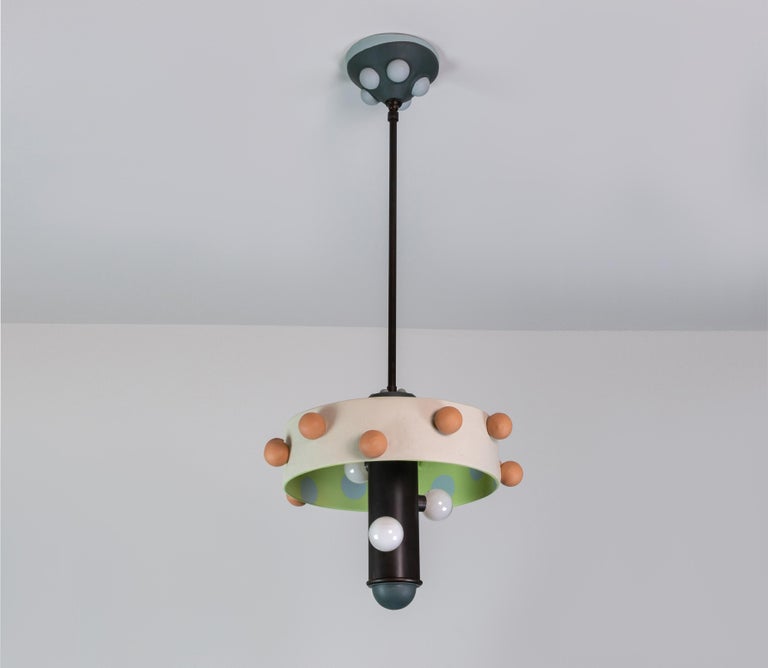 Amy, Brass, Hand-Sculpted, Contemporary Pendant by Kalin Asenov Studio ...