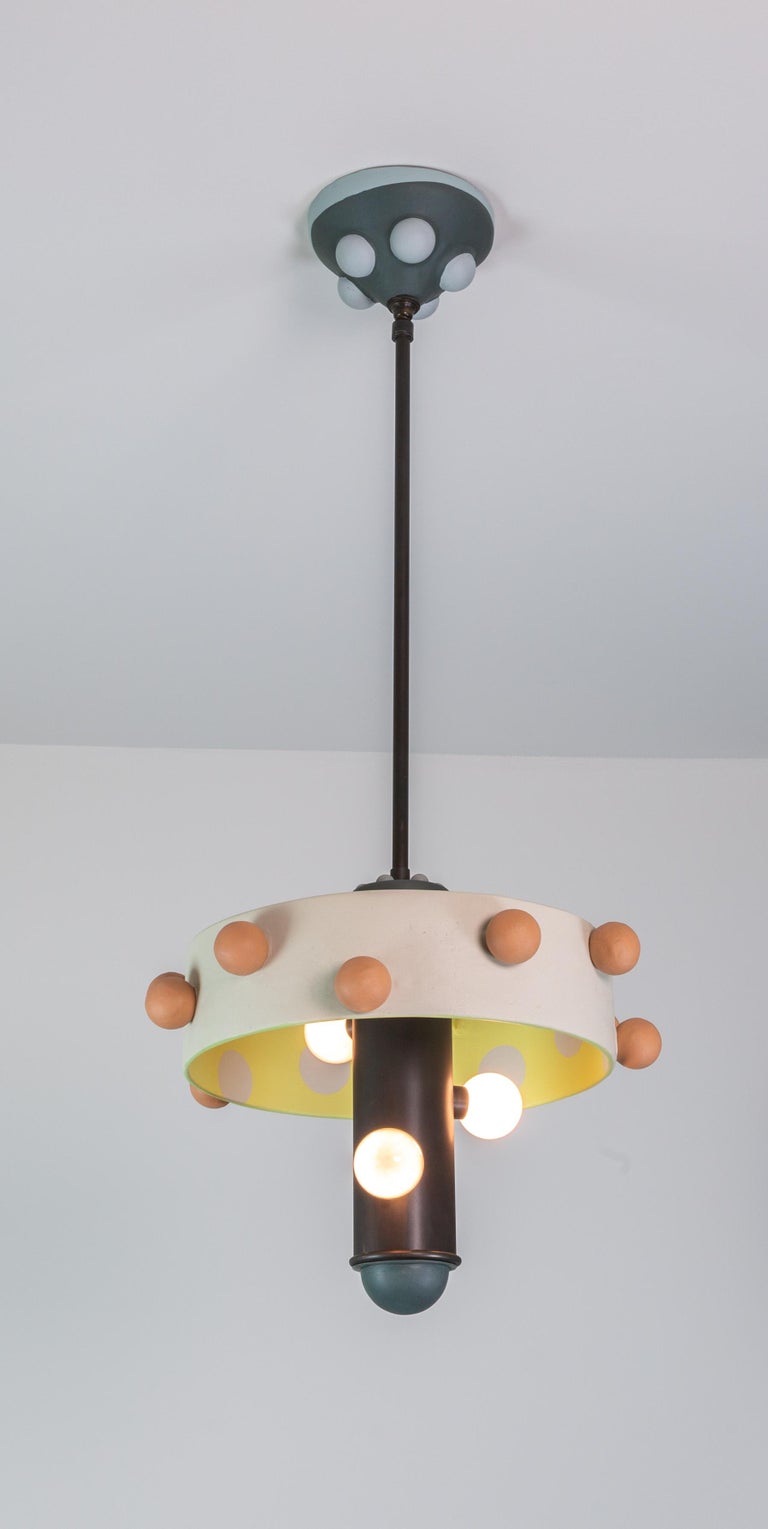 Amy, Brass, Hand-Sculpted, Contemporary Pendant by Kalin Asenov Studio ...