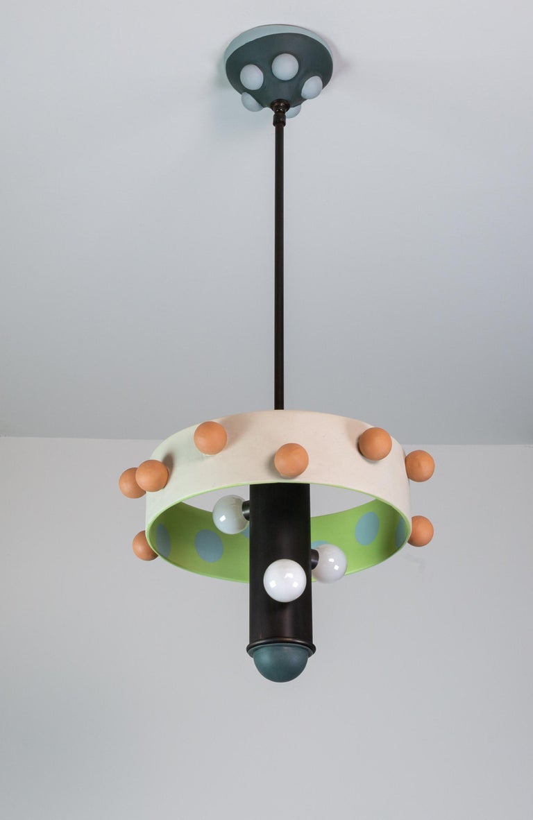 Amy, Brass, Hand-Sculpted, Contemporary Pendant by Kalin Asenov Studio ...