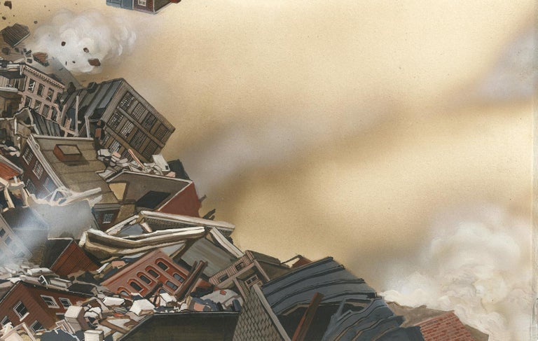 Amy Casey - Amy Casey, acrylic painting, tiny houses, detailed, photo ...