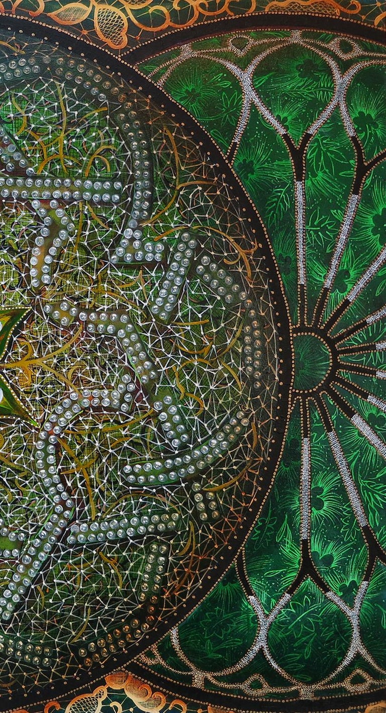 Amy Cheng - Amy Cheng, "In the Absence of a Grand Unified Theory," pigment print in greens For ...