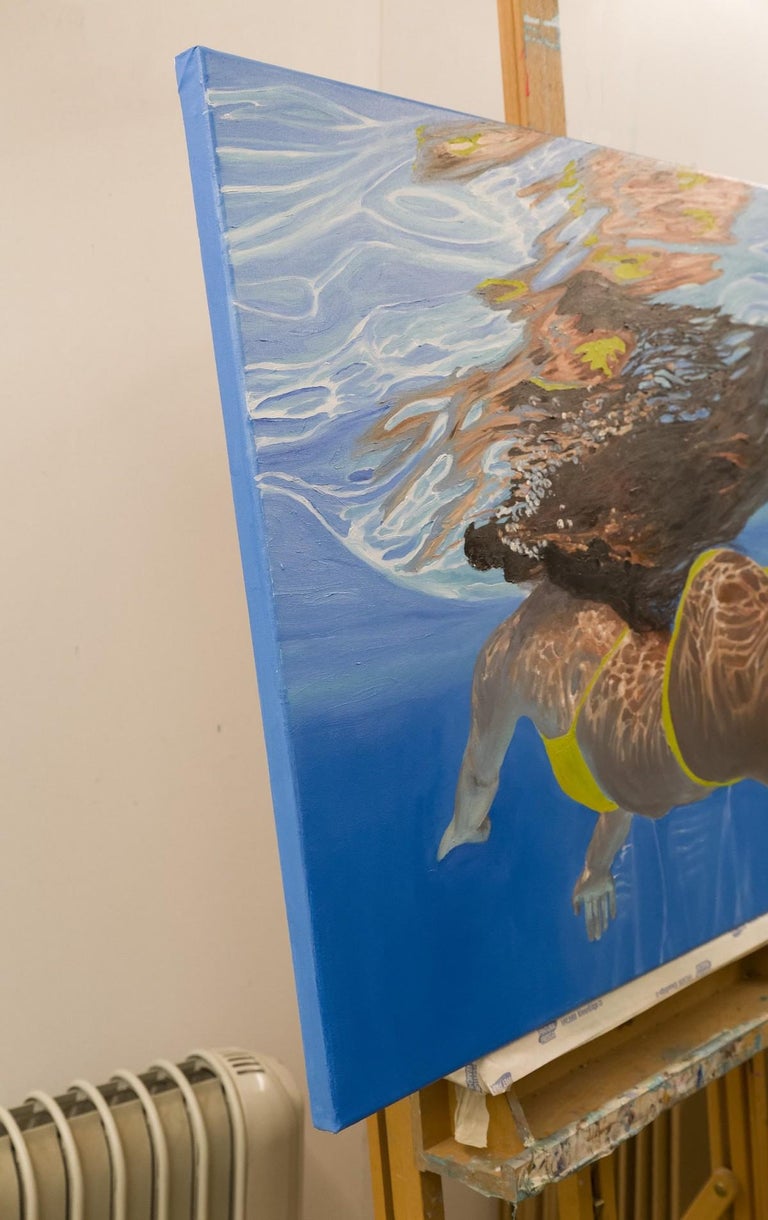 Amy Devlin - Hebe, Amy Devlin, Original painting, Figurative art, Pool ...