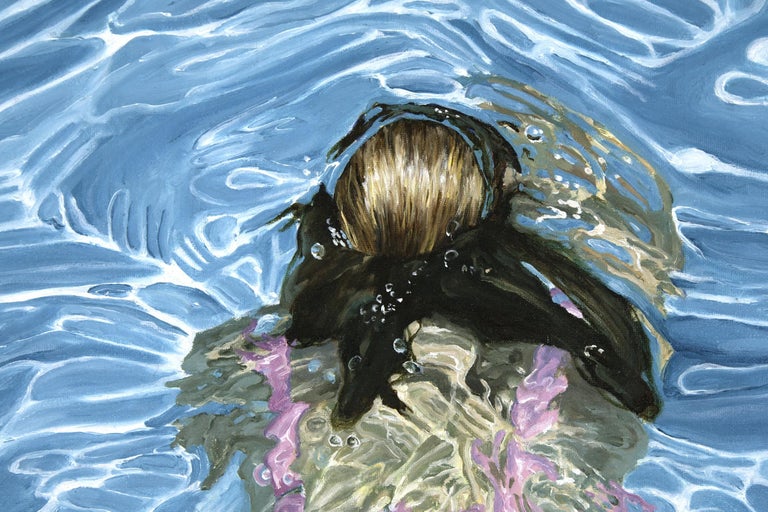 Amy Devlin - Hemera, Figurative Art, Swimming Painting, Underwater Art ...