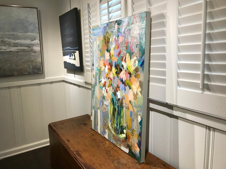 Amy Dixon - Our Lady No. 2 by Amy Dixon, Vertical Abstract Floral ...