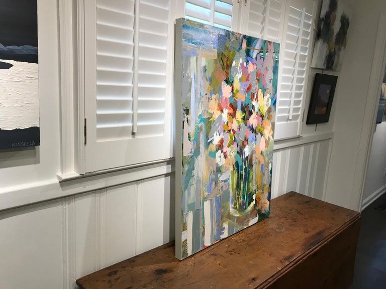 Amy Dixon - Our Lady No. 2 by Amy Dixon, Vertical Abstract Floral ...