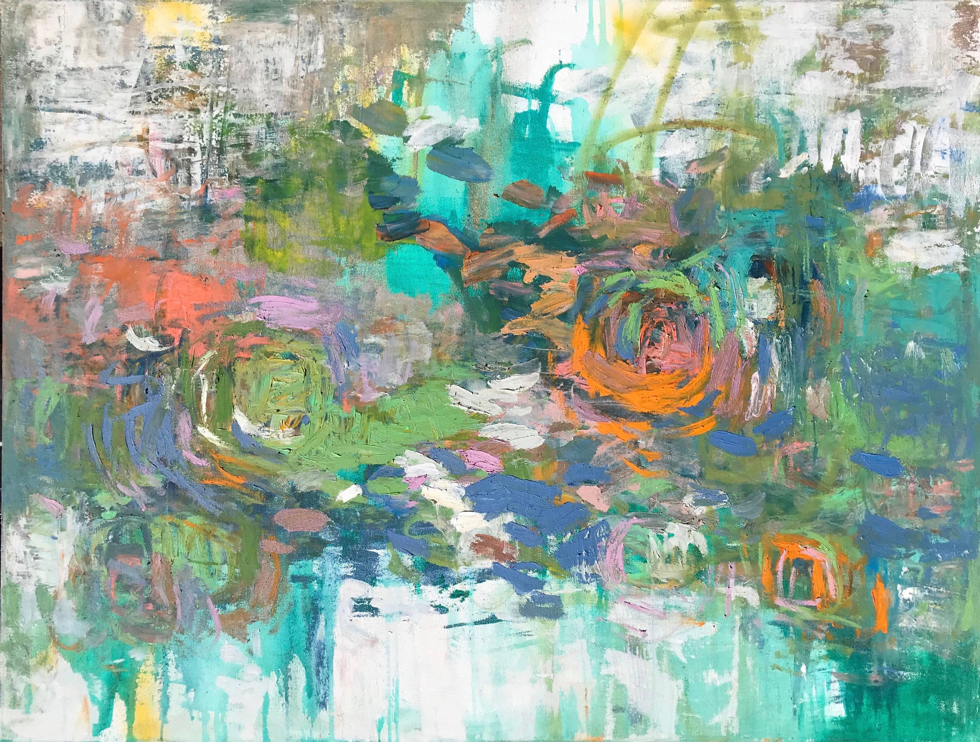 Amy Donaldson - "Loving Energy," Abstract Painting For Sale at 1stDibs