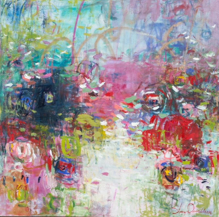 Alex Cameron - Purple Blue, Alex Cameron, Oil on Canvas at 1stDibs