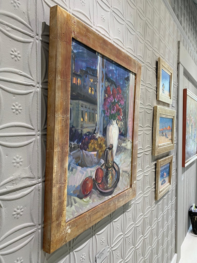 Amy Florence - Red Flowers and Grapes For Sale at 1stDibs