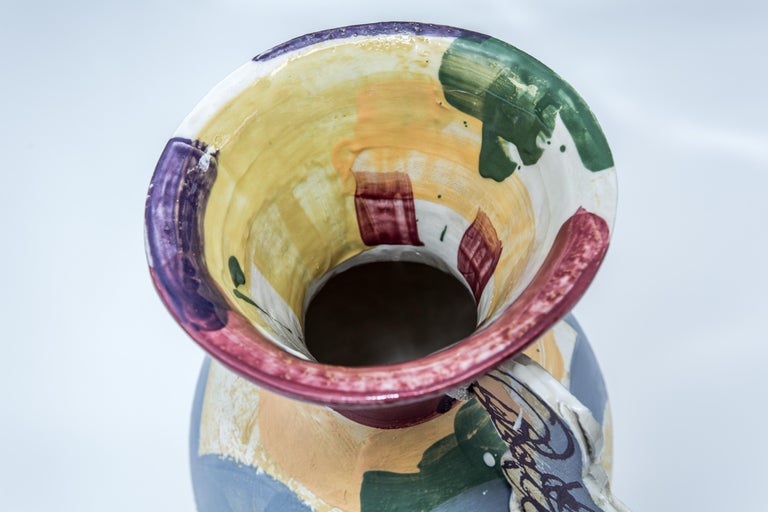 Amy Hughes - After Alhambra', large, mango, lilac and burgundy, 2021 ...