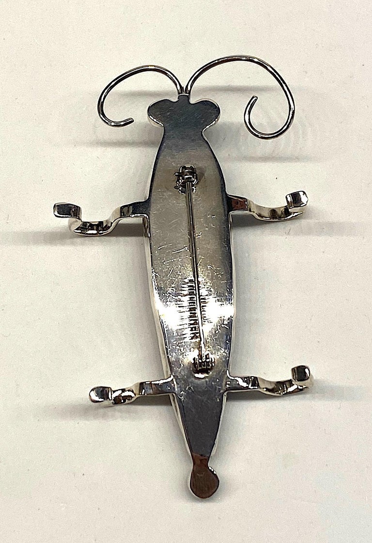 Amy Kahn Russel "Echo of the Dreamer" Sterling Bug Brooch at 1stDibs ...