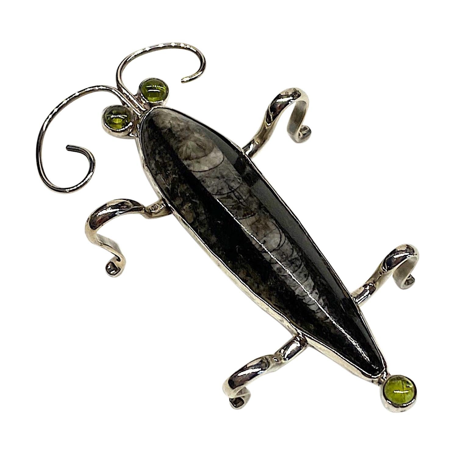 Amy Kahn Russel "Echo of the Dreamer" Sterling Bug Brooch at 1stDibs ...