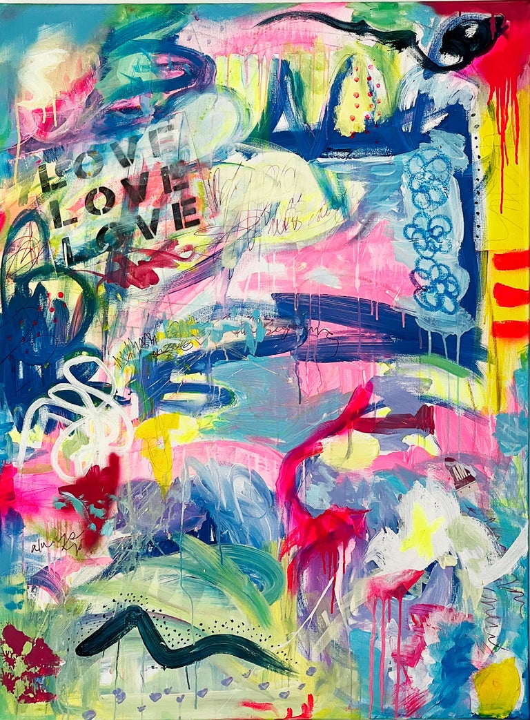 Amy Smith - Always You - acrylic on canvas For Sale at 1stDibs