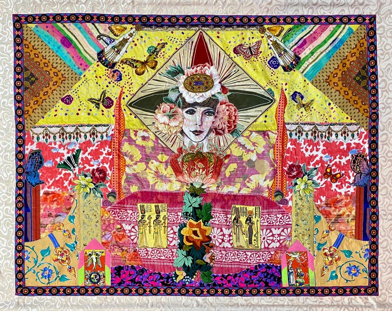 Amy Zerner - "Goddess Of Memory" - Wall Hanging Tapestry by Amy Zerner ...