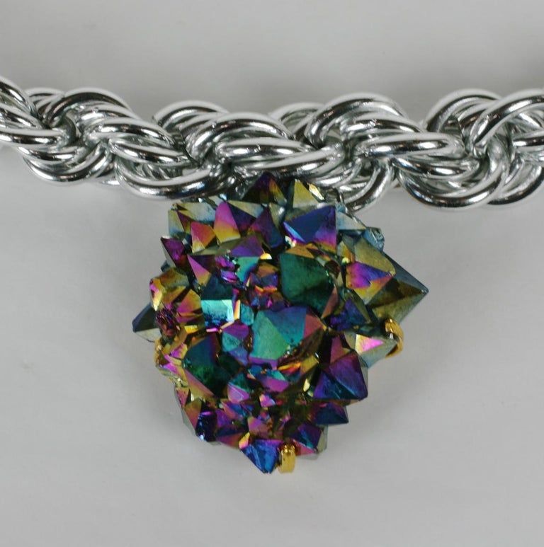 Amythest Meteor Rapper Chain, MWLC For Sale at 1stDibs