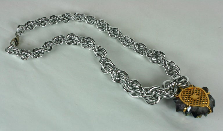Amythest Meteor Rapper Chain, MWLC For Sale at 1stDibs