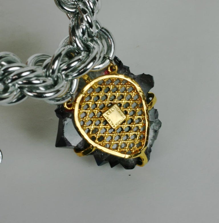 Amythest Meteor Rapper Chain, MWLC For Sale at 1stDibs