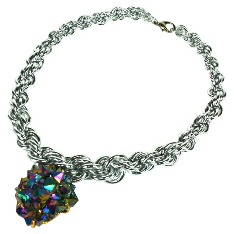 Amythest Meteor Rapper Chain, MWLC For Sale at 1stDibs