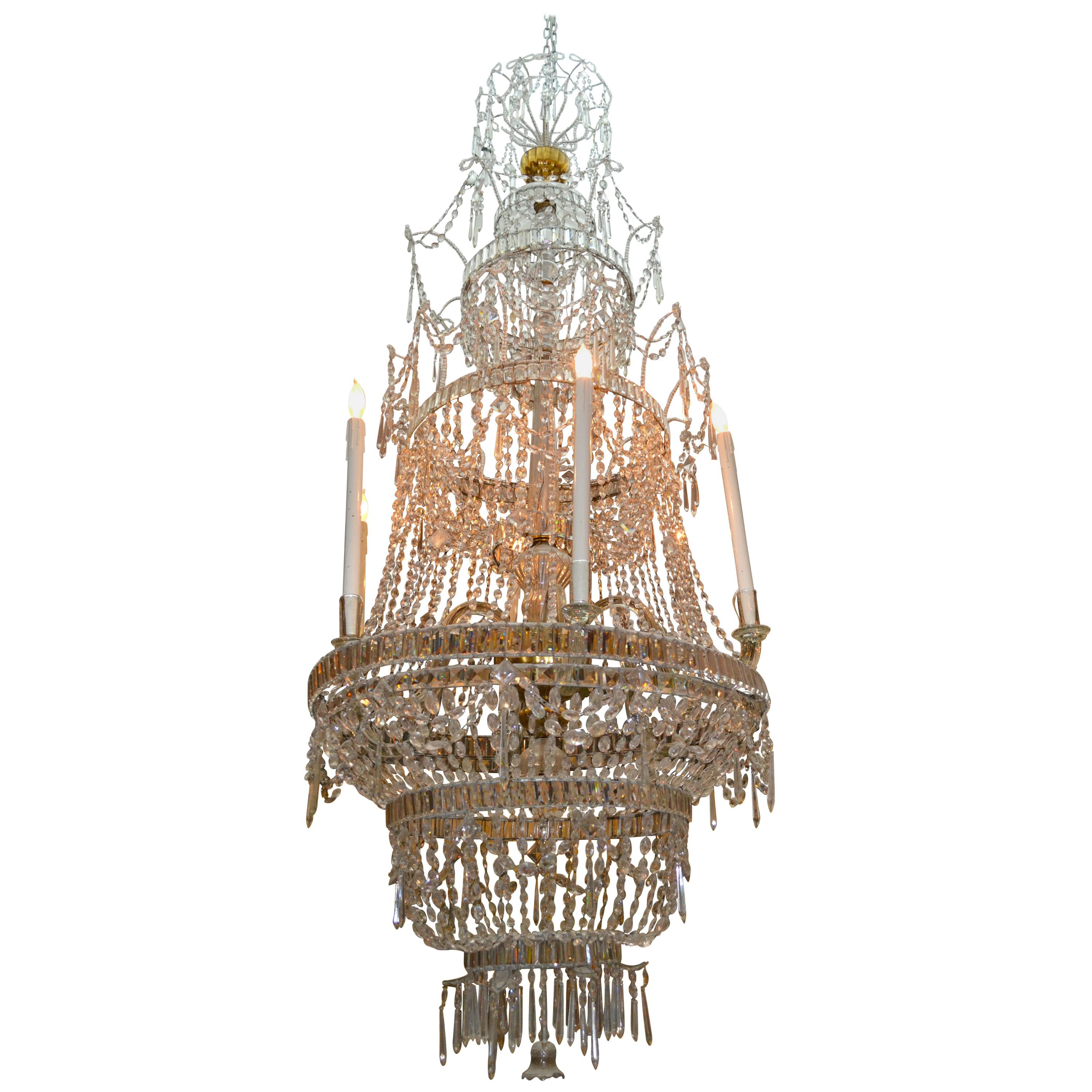 Royal Saint Louis Crystal Chandeliers at 1stDibs