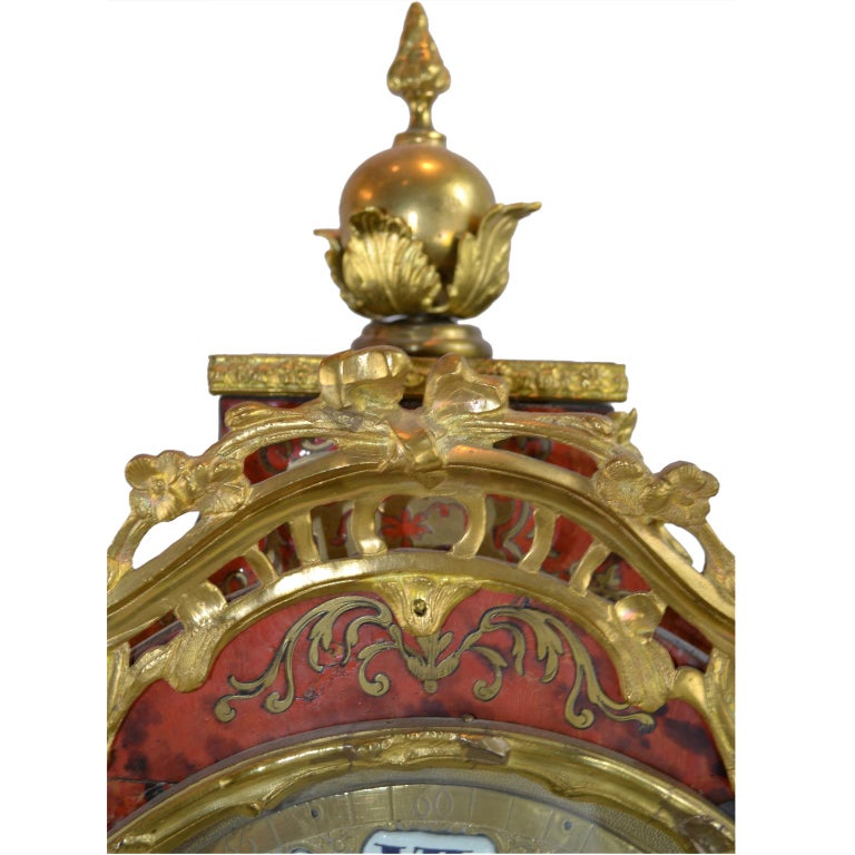 18th Century French Louis XV Boulle and Gilt Bronze Bracket Clock For ...