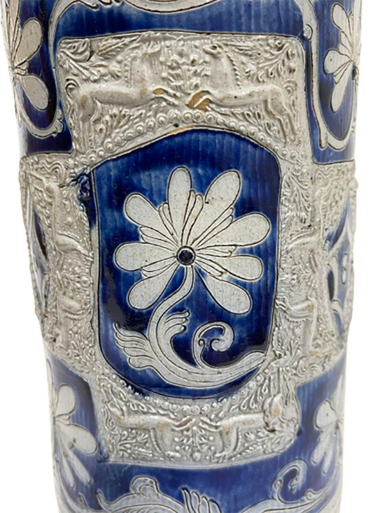 18th Century German Westerwald Salt Glazed Stoneware with Horses ...