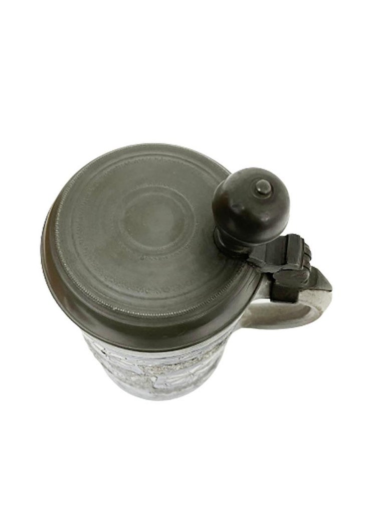 18th Century German Westerwald Salt Glazed Stoneware with Horses ...