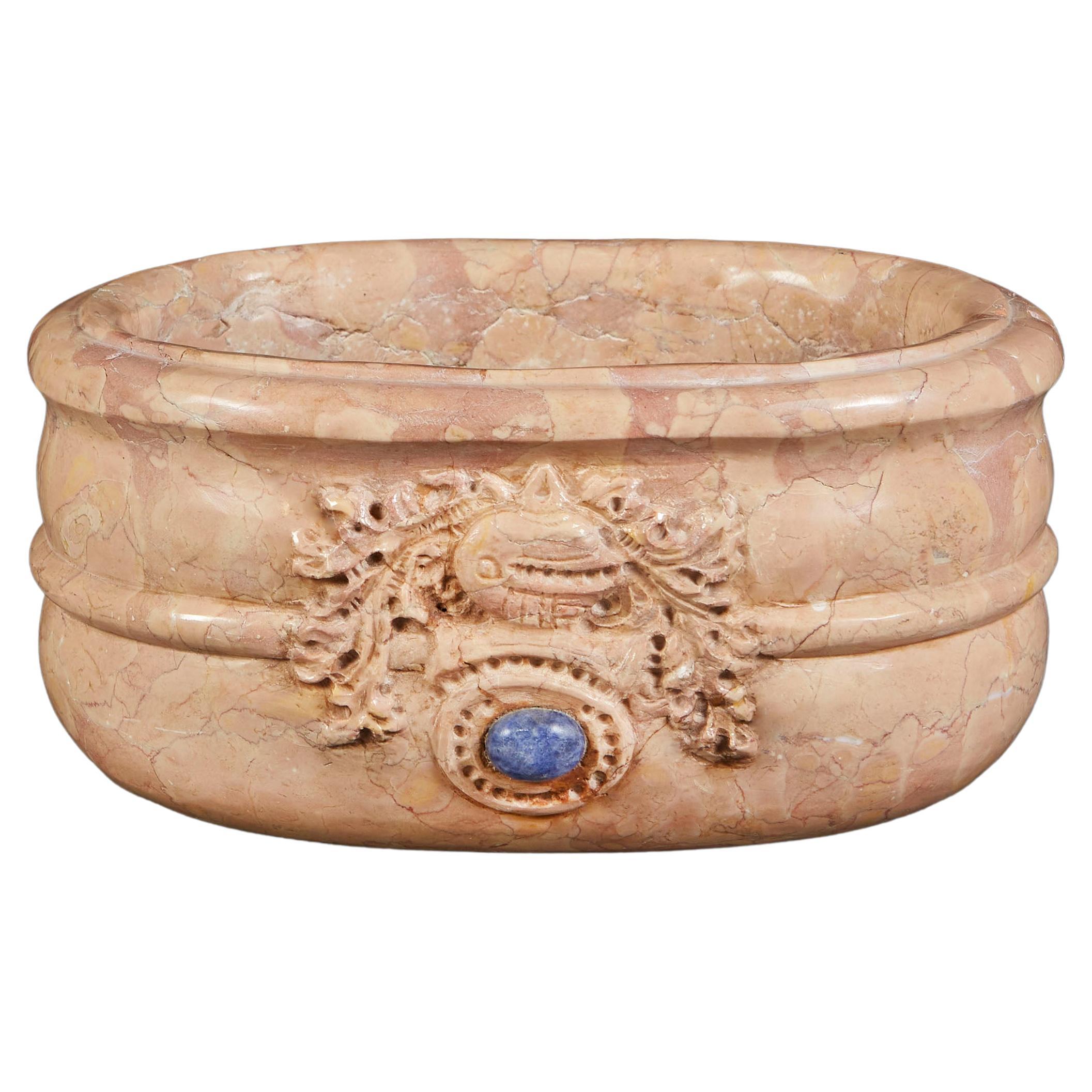 Pair of 18th Century Scallop Shell Rosso Levanto Marble Basins For Sale ...